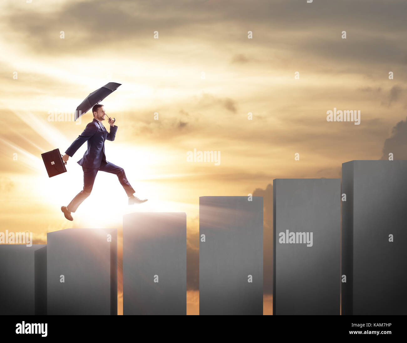 Young man climbs up hi-res stock photography and images - Alamy