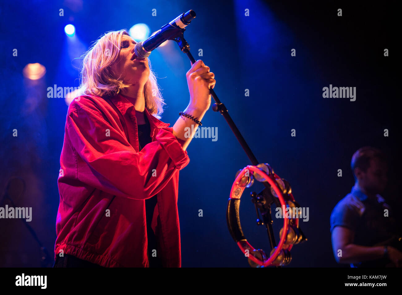 The Norwegian folk pop singer and musician Dagny performs a live ...