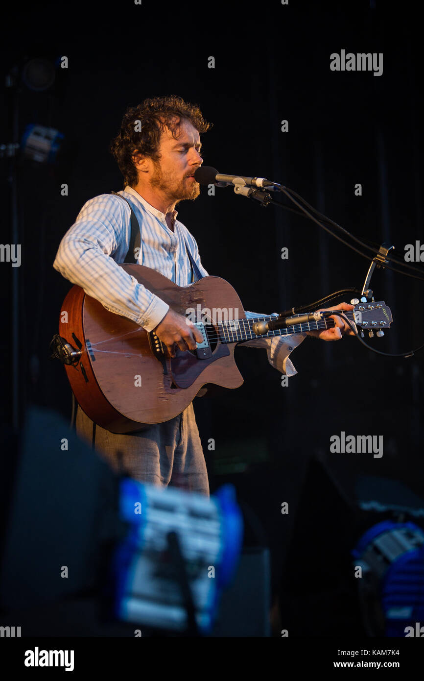 The Irish singer, musician and songwriter Damien Rice performs a live ...