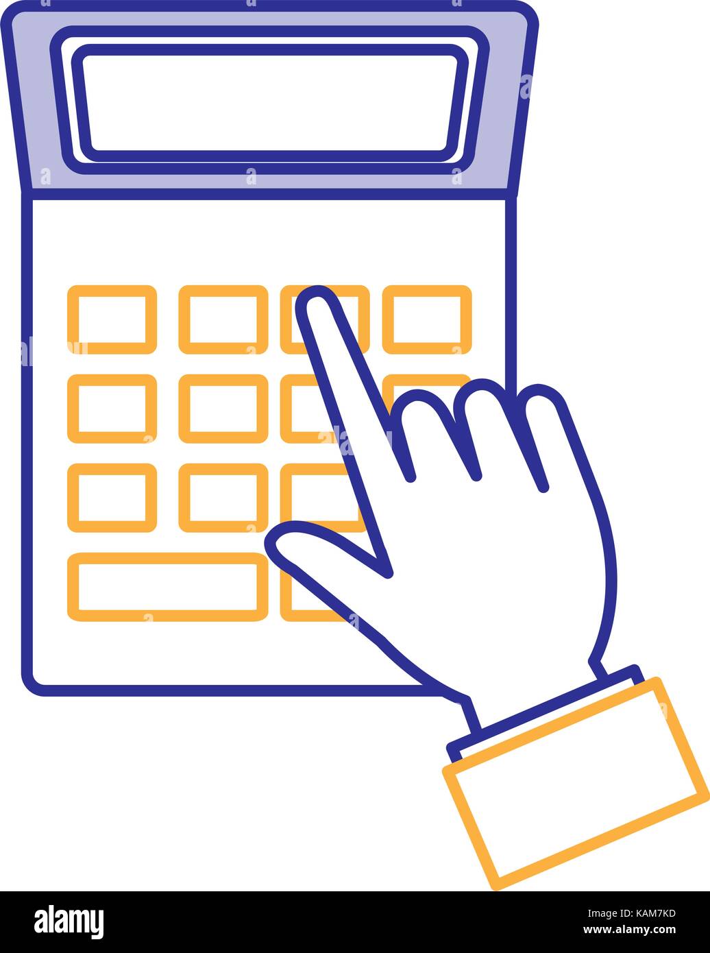 Human calculate Stock Vector Images - Alamy