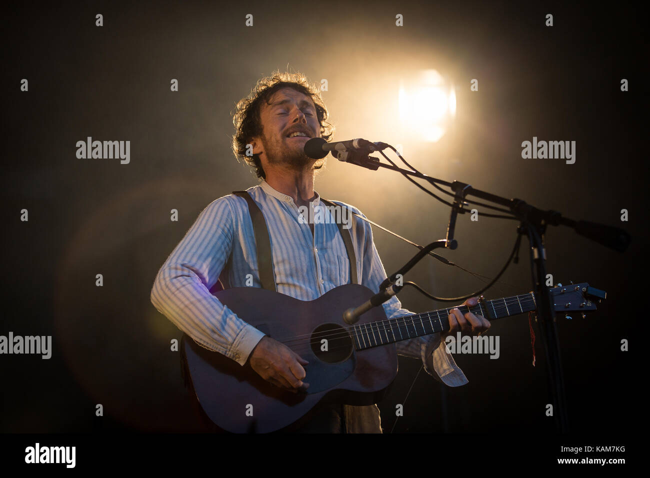 The Irish singer, musician and songwriter Damien Rice performs a live ...