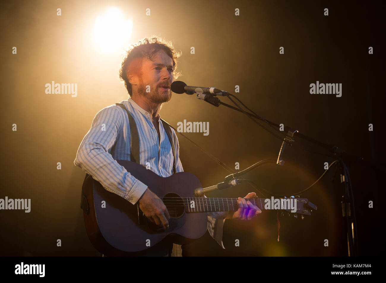 The Irish singer, musician and songwriter Damien Rice performs a live ...