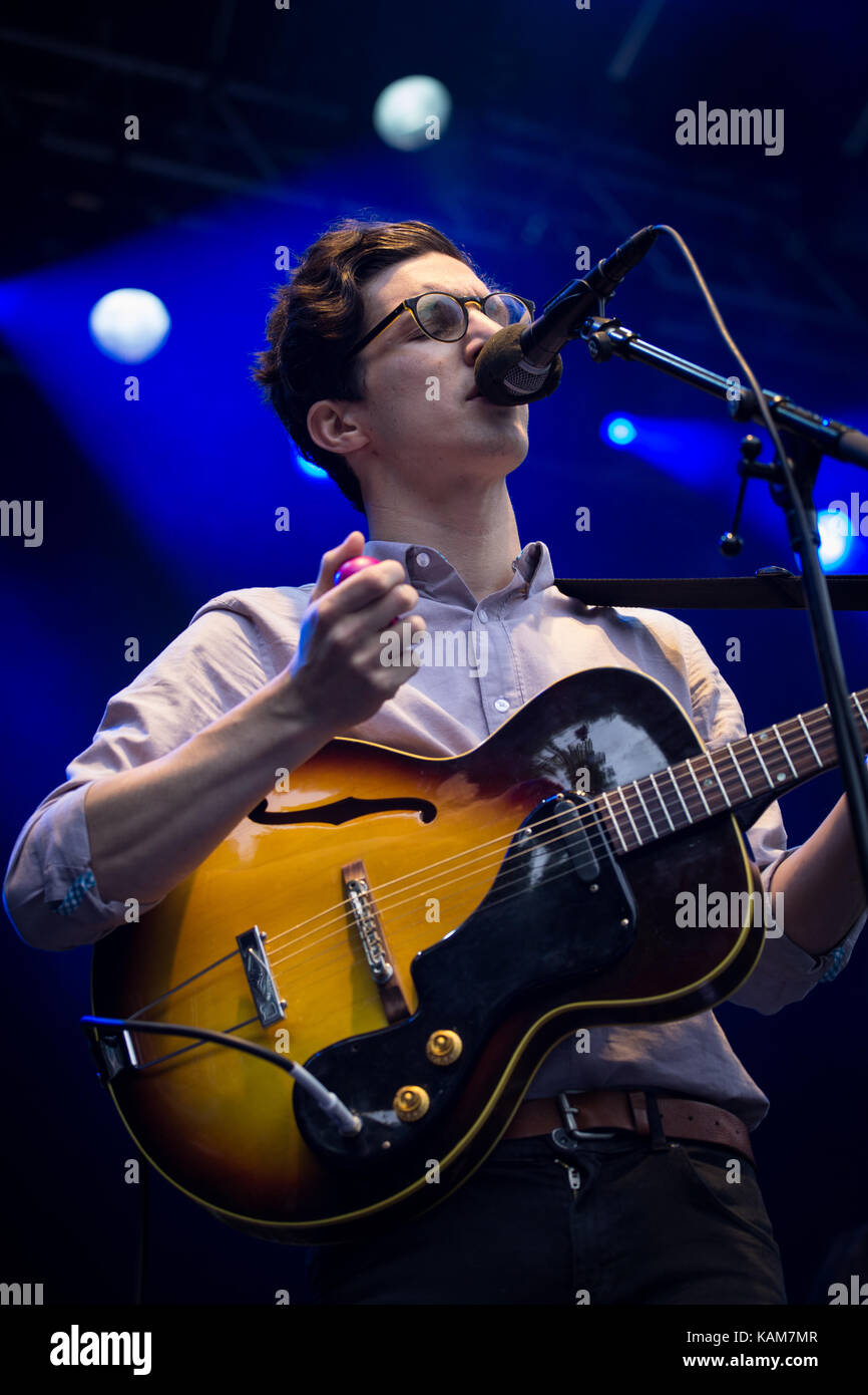 The British singer-songwriter and musician Dan Croll performs a live ...