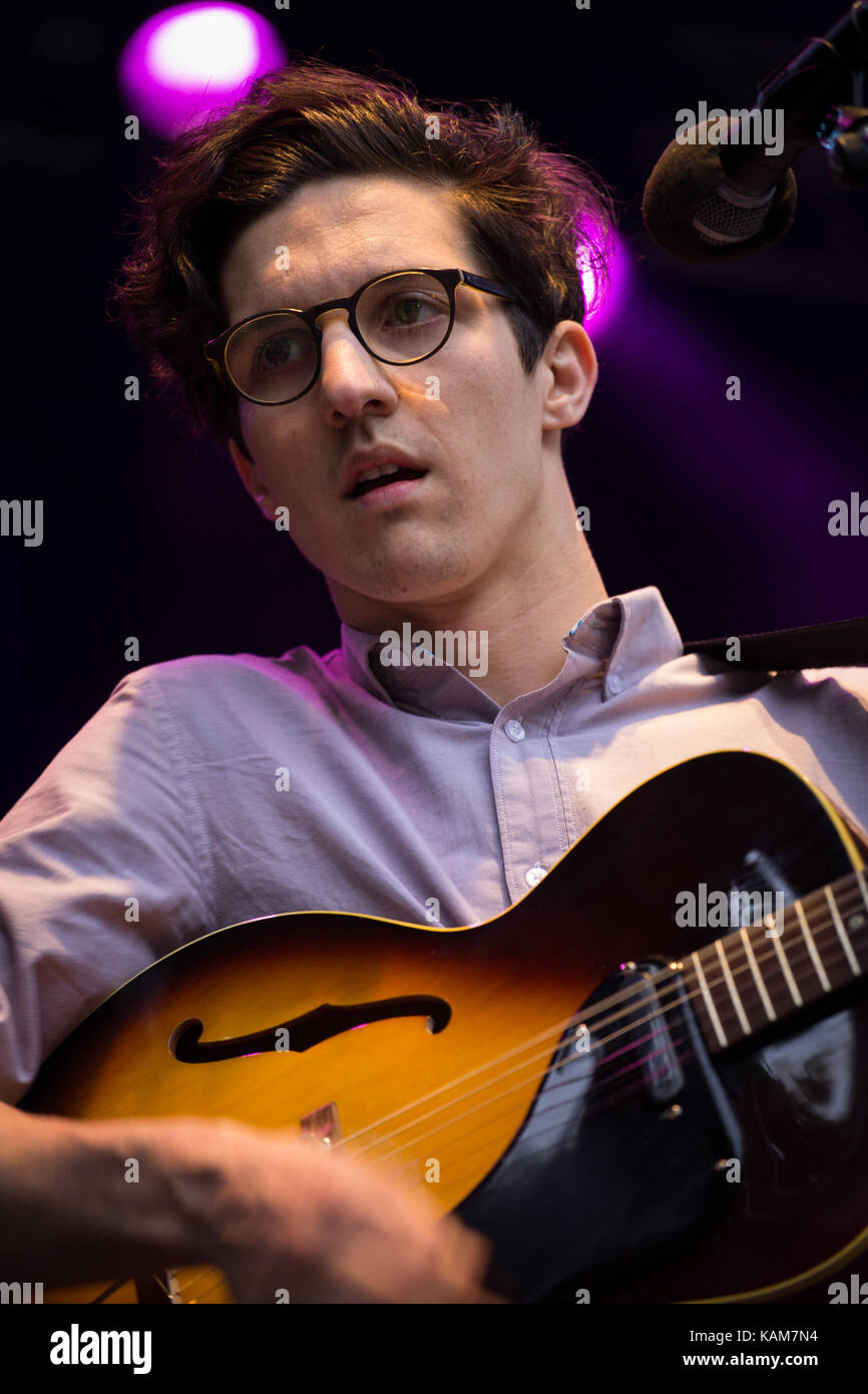 The British singer-songwriter and musician Dan Croll performs a live ...