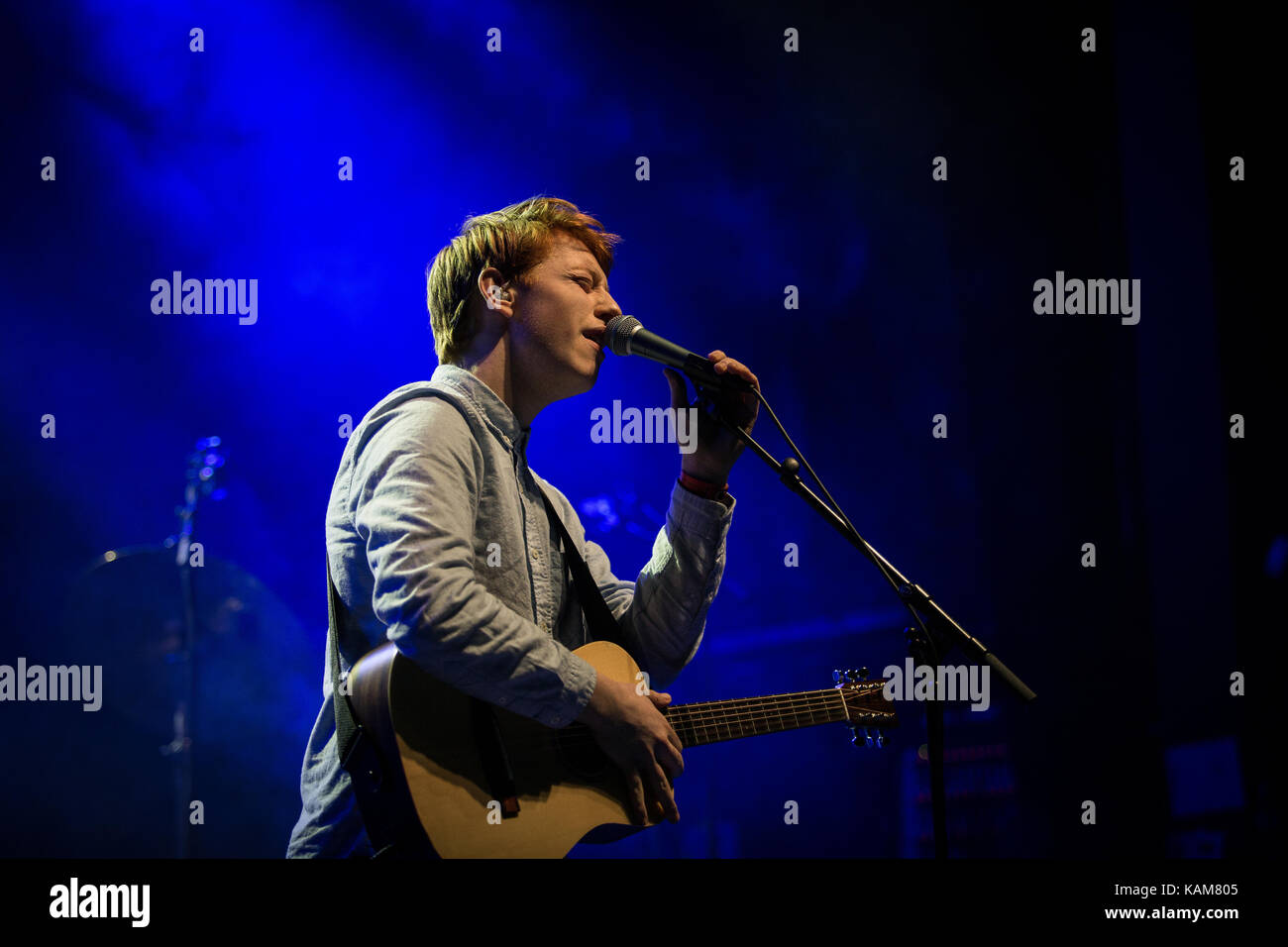The talented singer, songwriter and musician dePresno performs a live ...