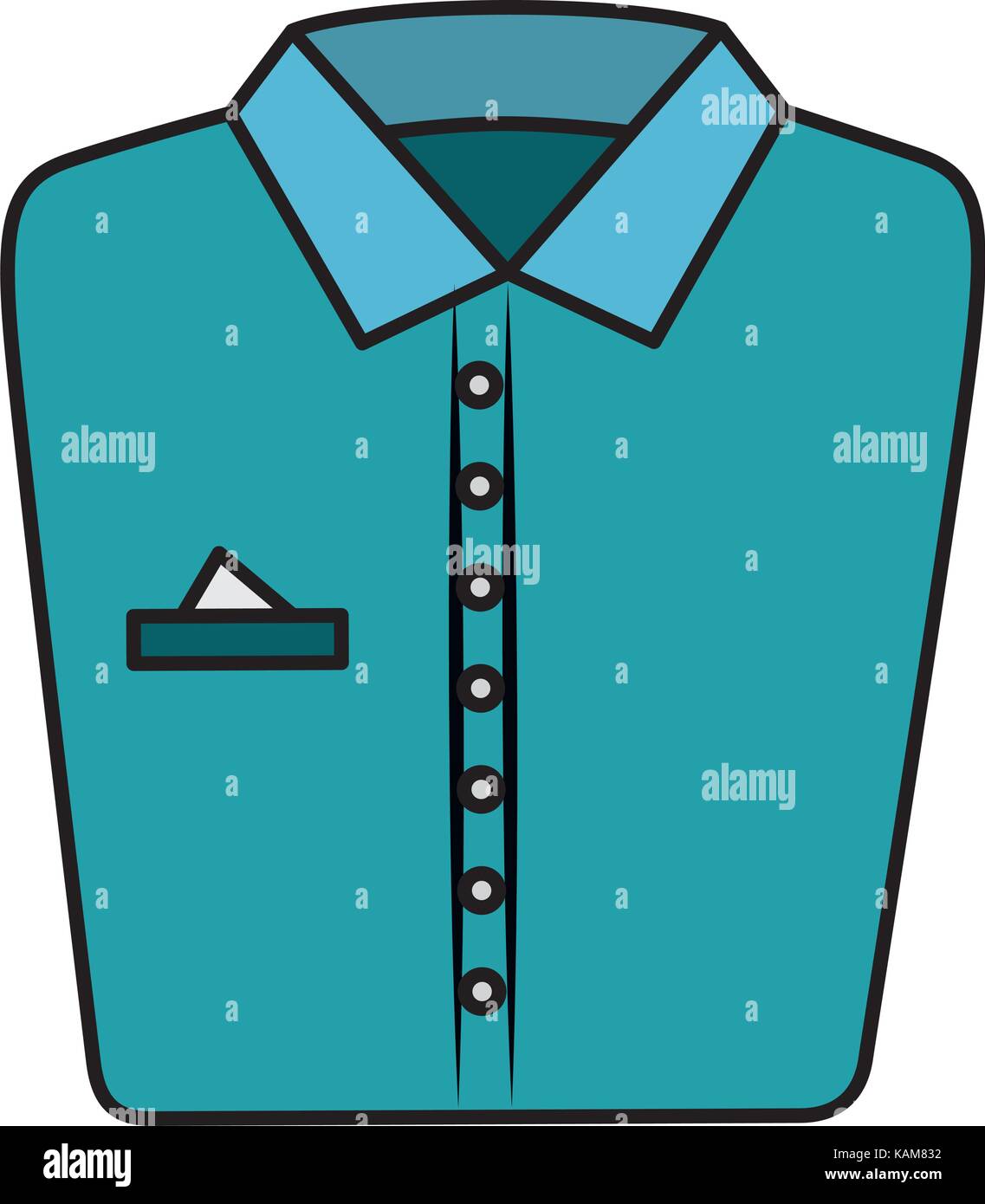 Folded shirt isolated icon Stock Vector Image & Art - Alamy