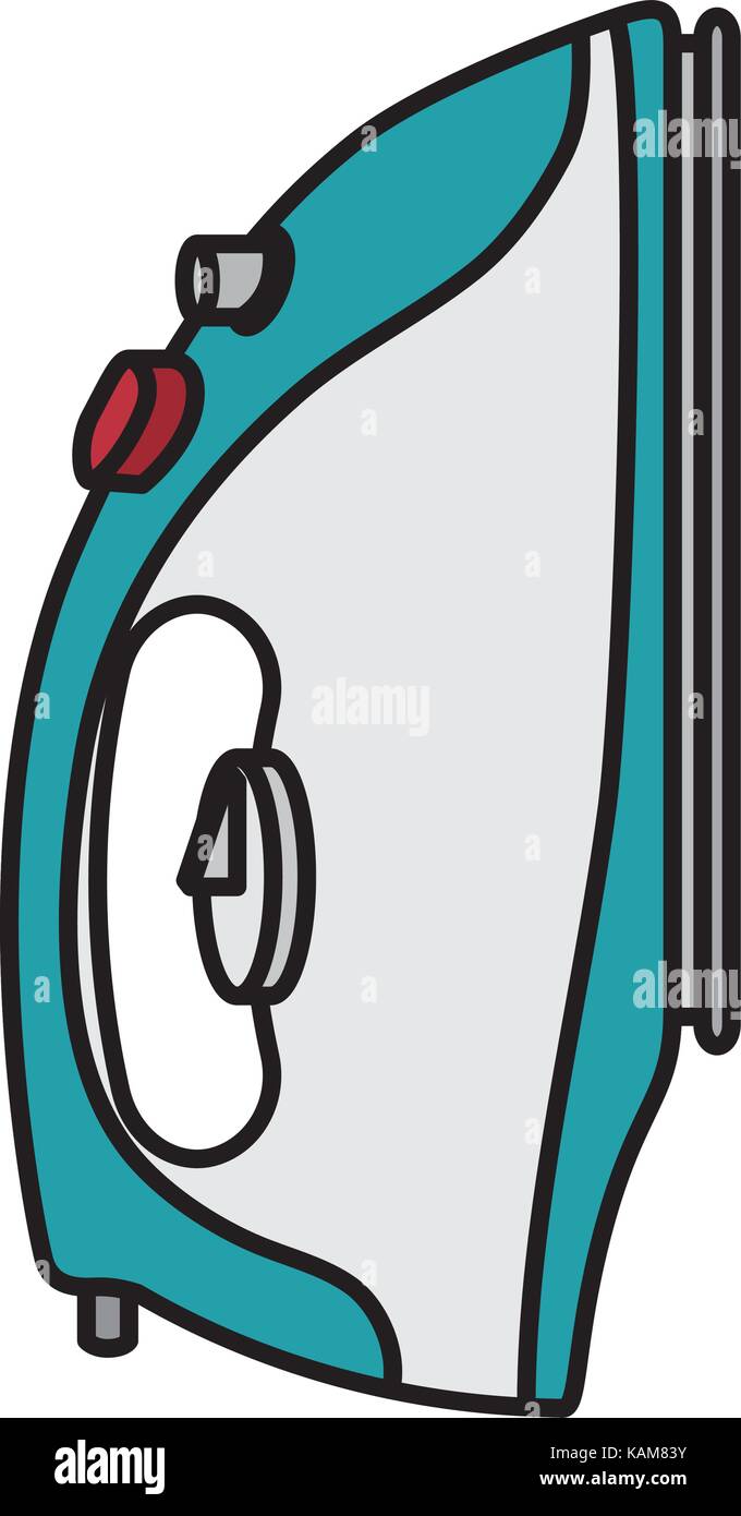 iron clothes appliance icon Stock Vector Image & Art - Alamy