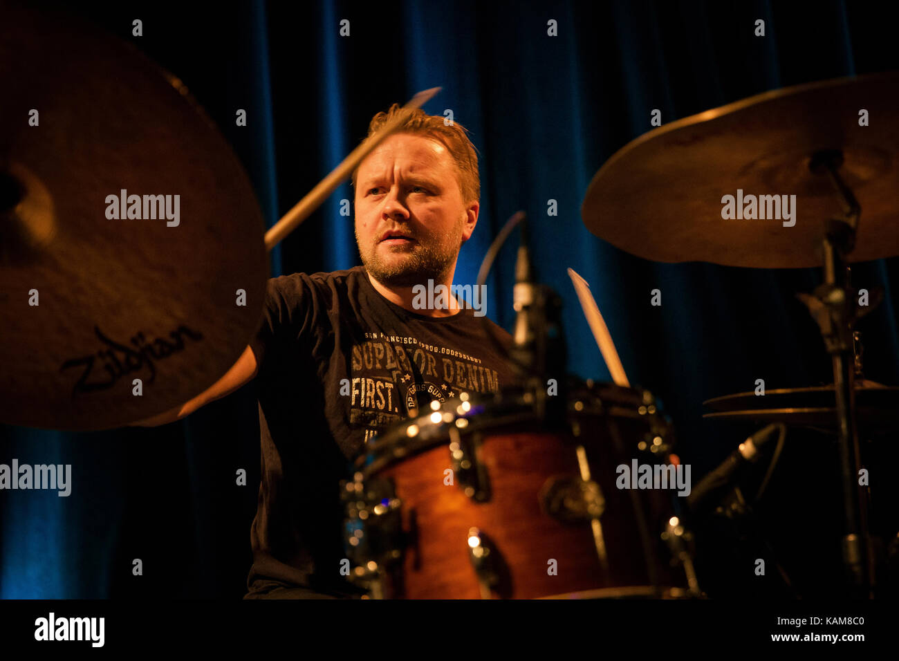 The Norwegian progressive jazz-rock trio Elephant9 performs a live ...