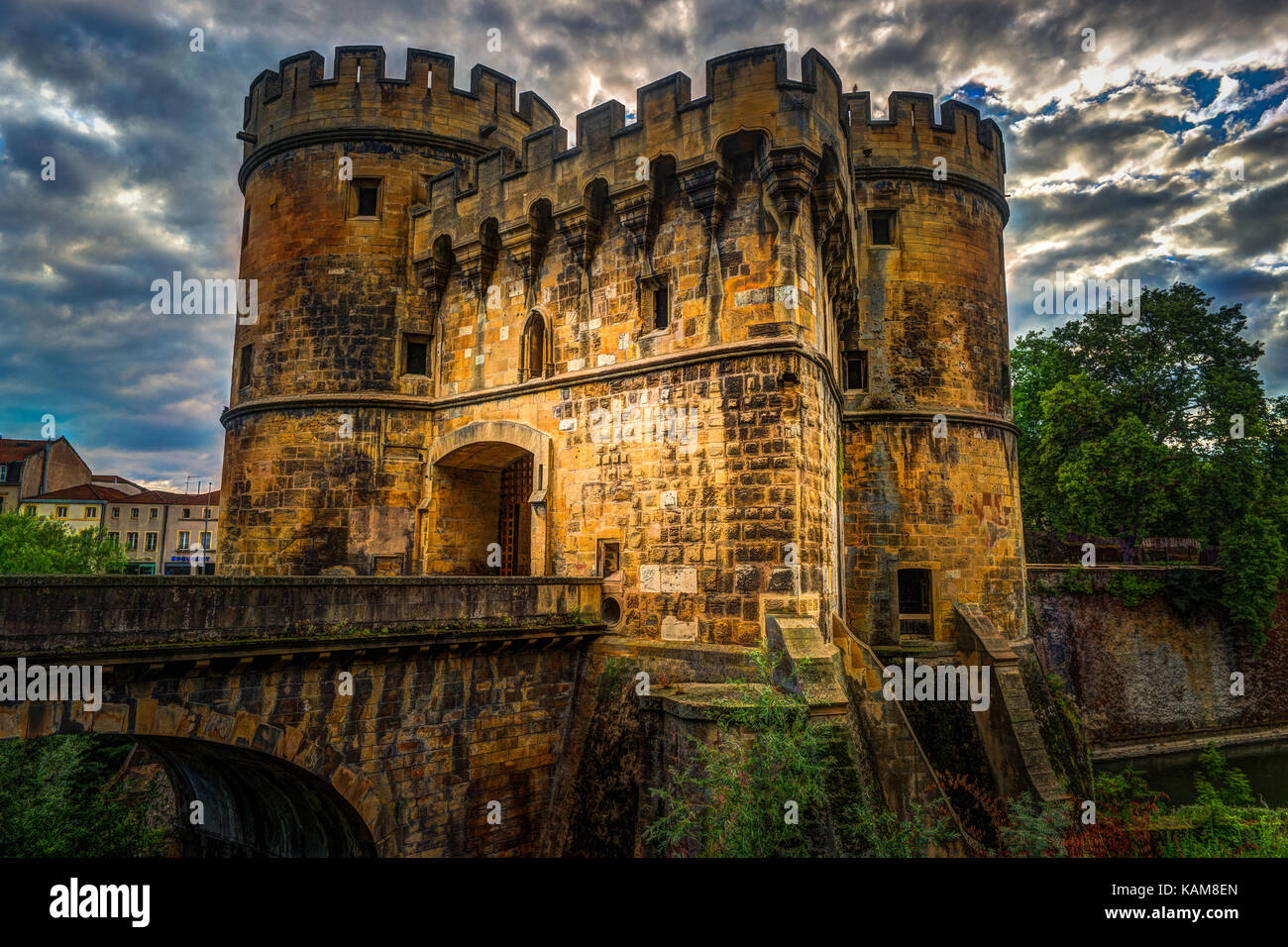The German s Gate in Metz, France Stock Photo - Alamy