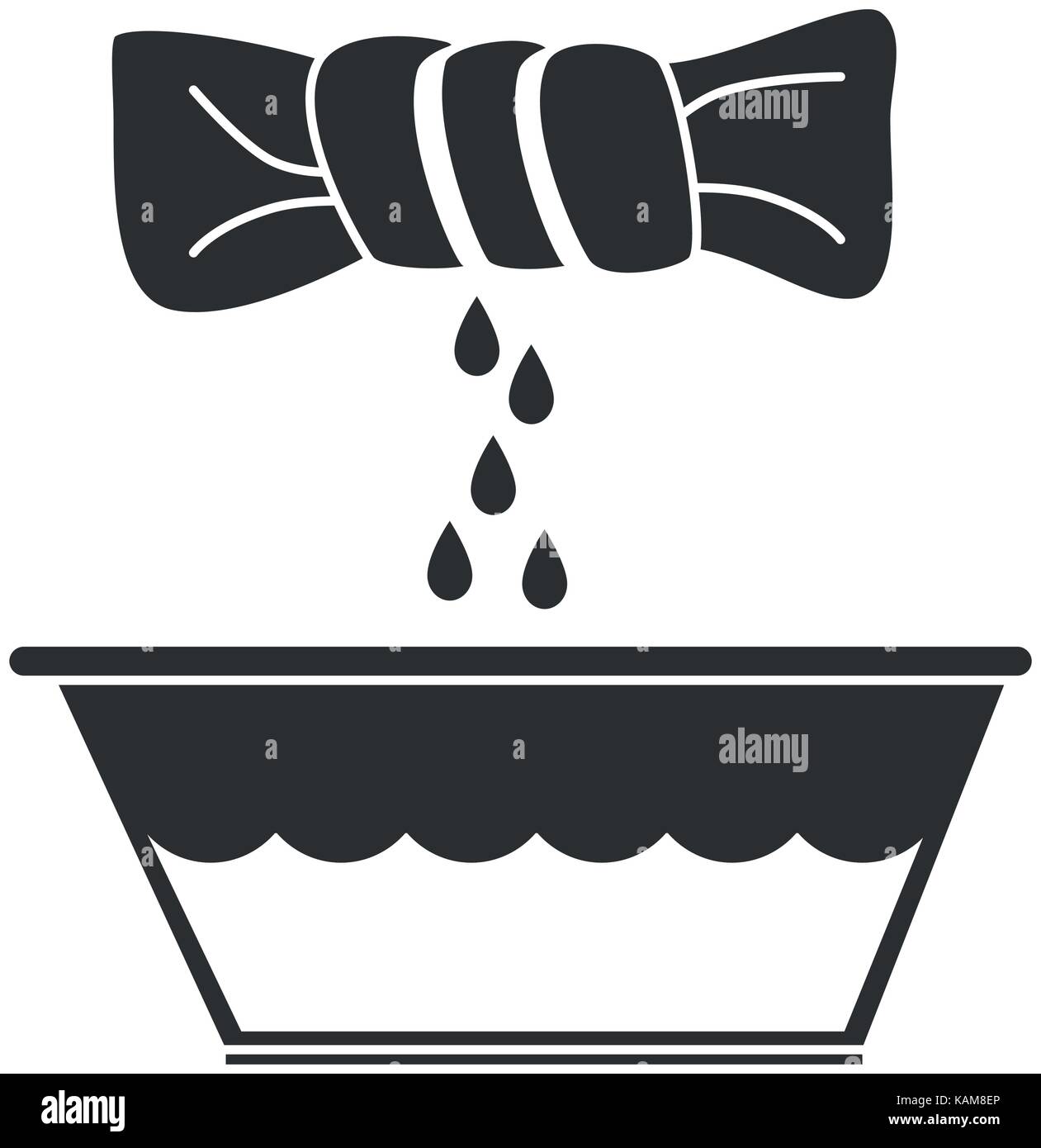 squeeze the clothes icon Stock Vector Image & Art - Alamy