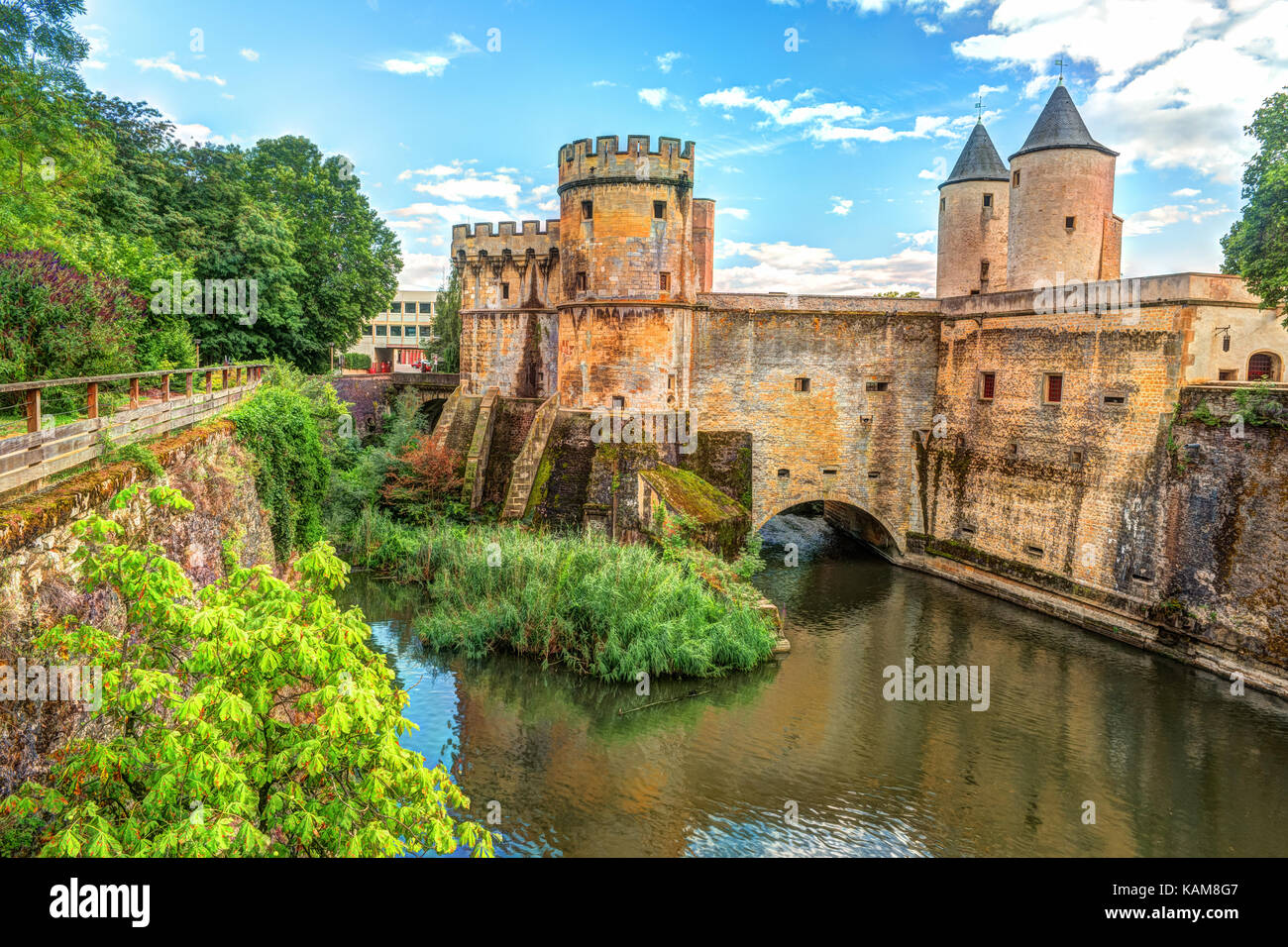 The German s Gate in Metz, France Stock Photo - Alamy