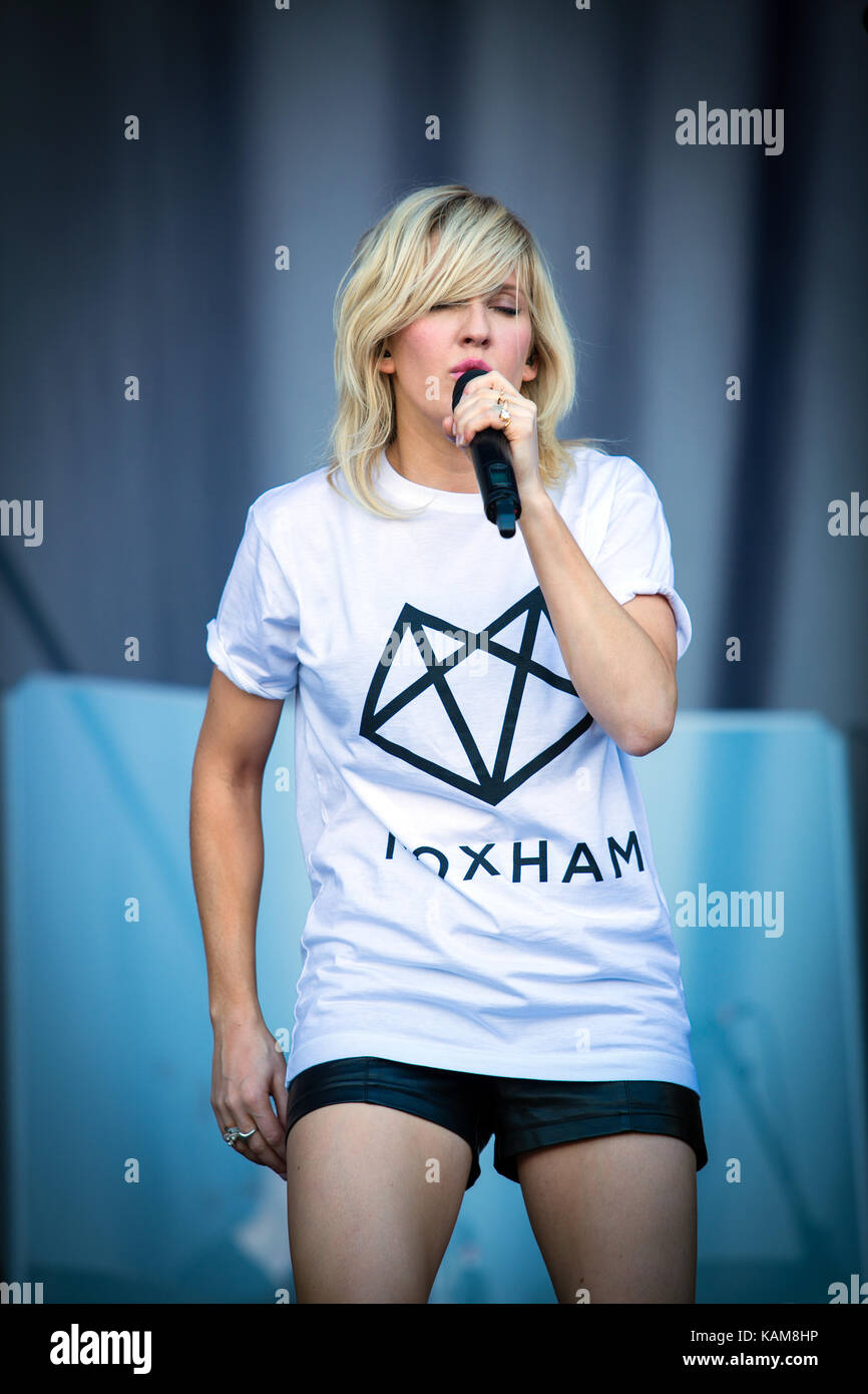 The English singer, songwriter and multi-instrumentalist Ellie Goulding ...