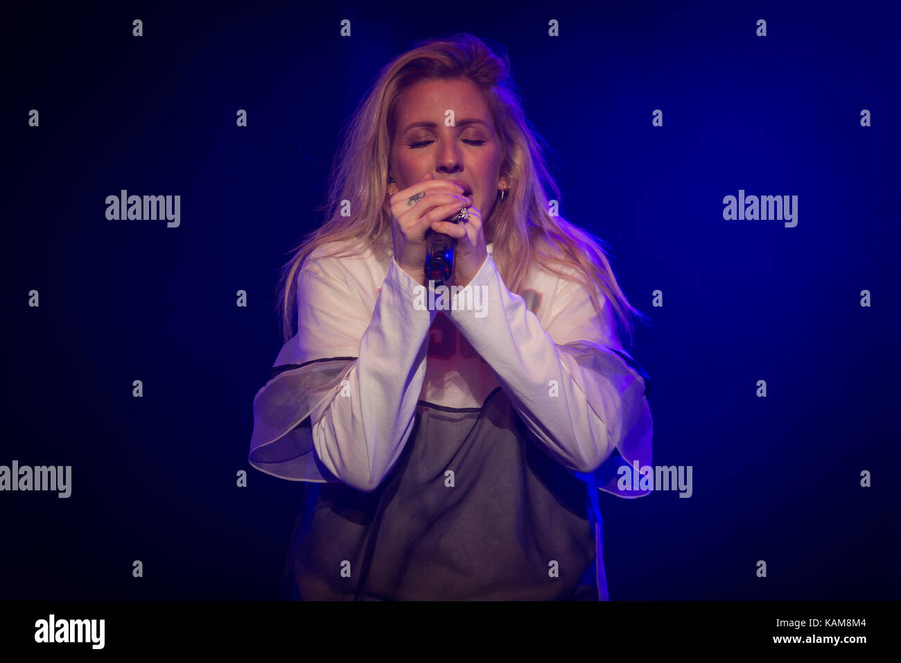 The English singer and songwriter Ellie Goulding performs a live ...