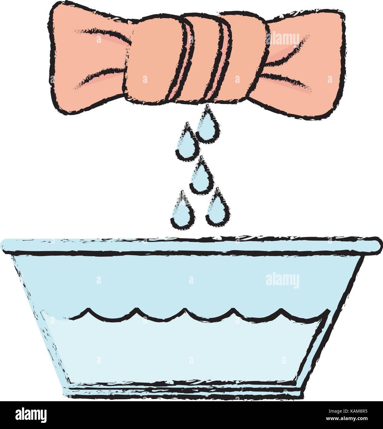 Squeeze clothes Stock Vector Images - Alamy