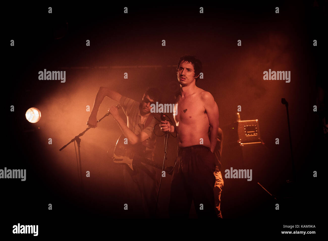 The English punk band Fat White Family performs a live concert at ...