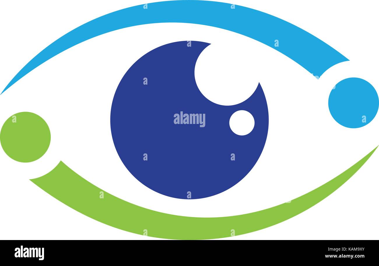 Branding Identity Corporate Eye Care vector logo design Stock Vector ...