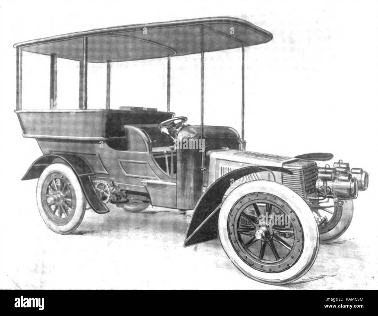 The King's new 1902 Daimler car 19020426 Stock Photo - Alamy