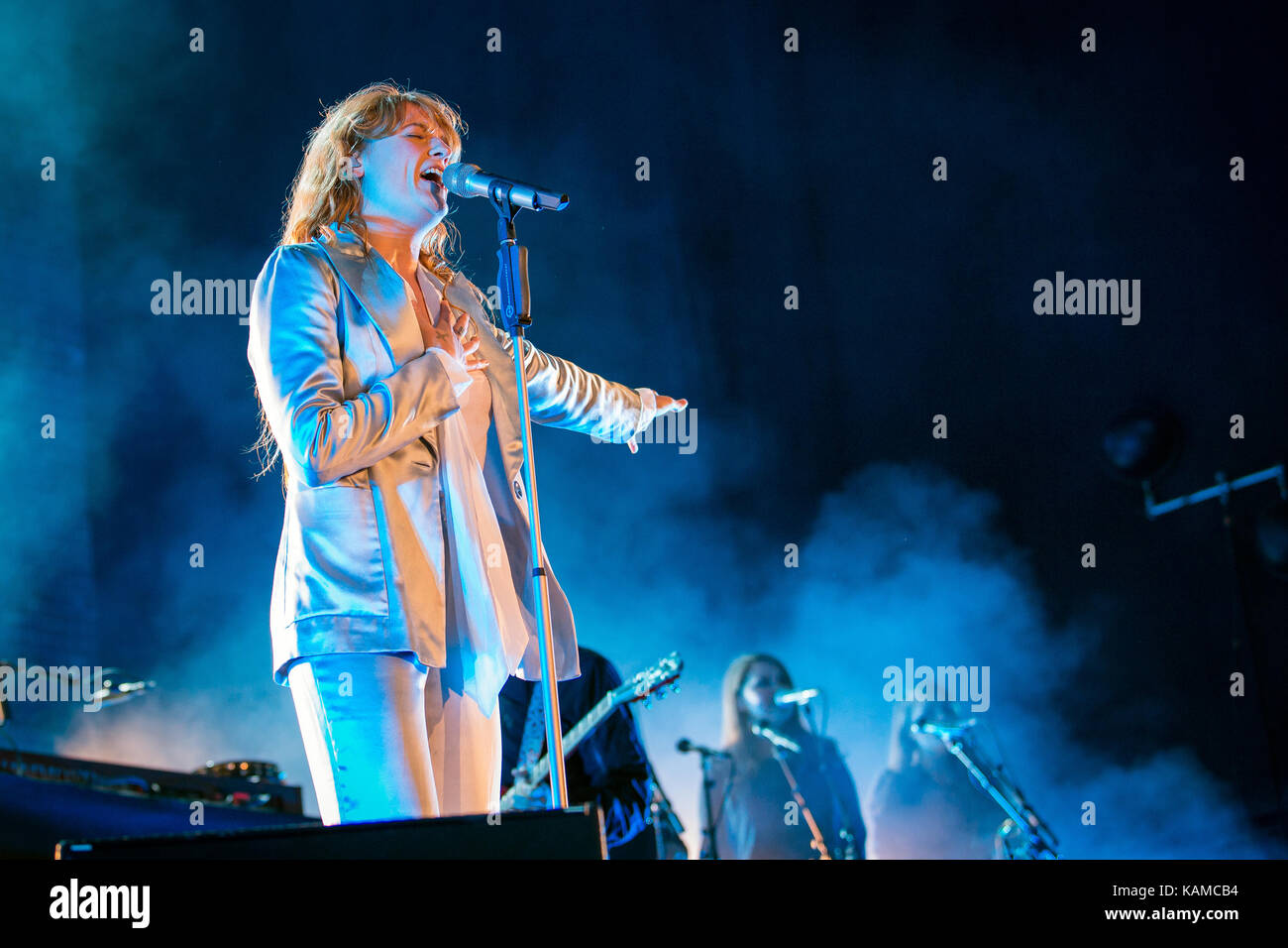 The English indie rock band Florence and the Machine (styled Florence ...