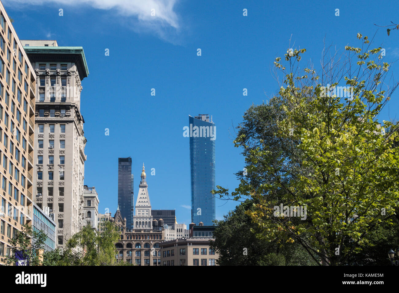 Architecture Looking North from Union Square, NYC, USA Stock Photo - Alamy