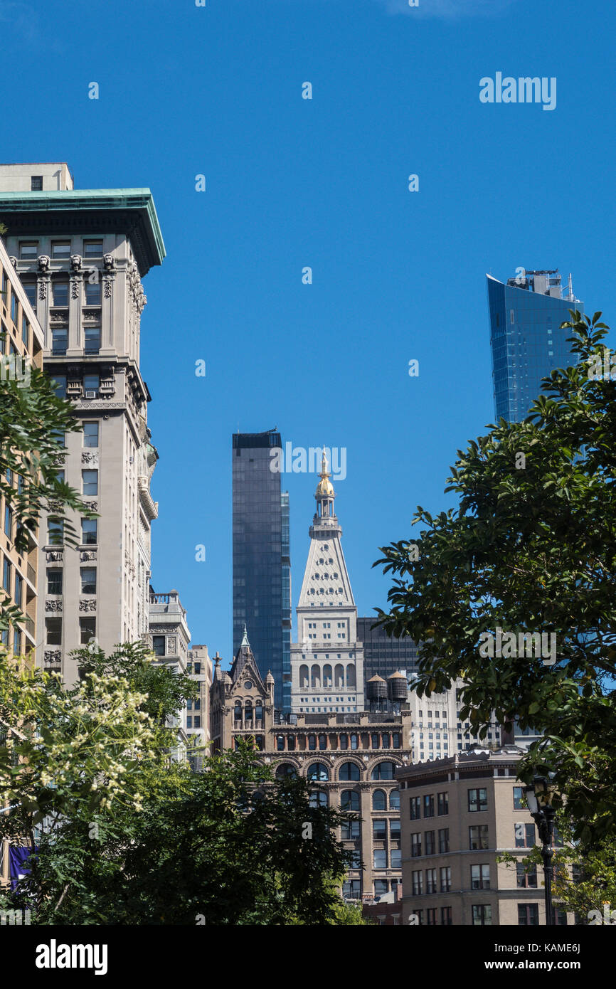 Architecture Looking North from Union Square, NYC, USA Stock Photo - Alamy