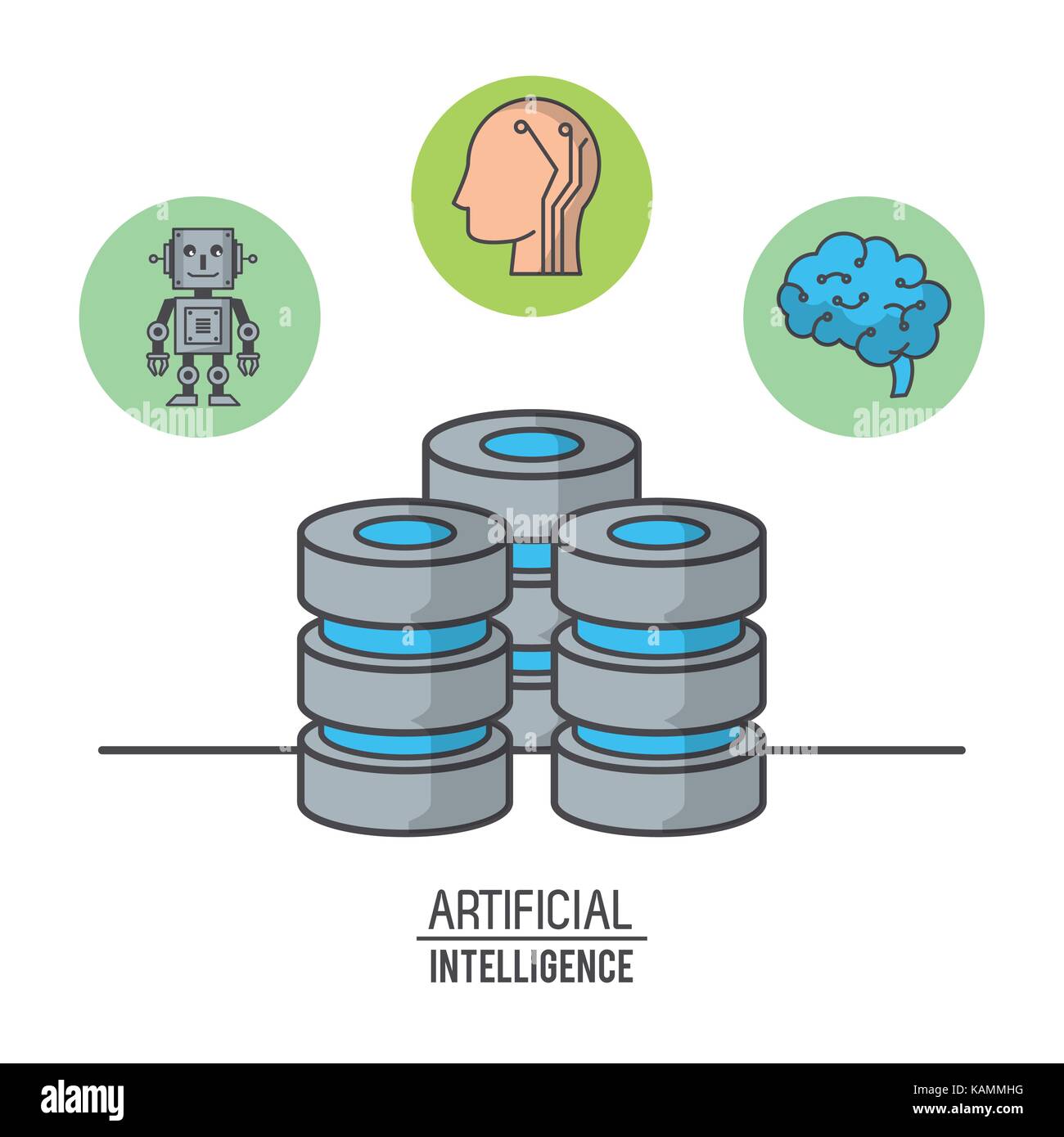 Artificial inteligence not movie Stock Vector Images - Alamy