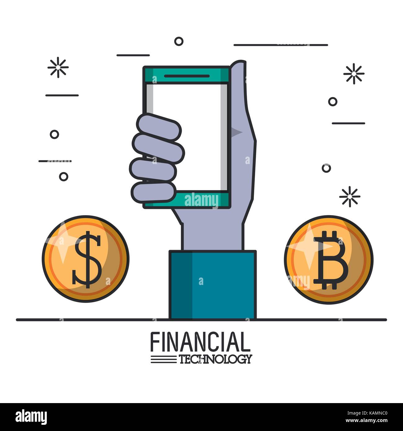 Money and financial technology Stock Vector Image & Art - Alamy