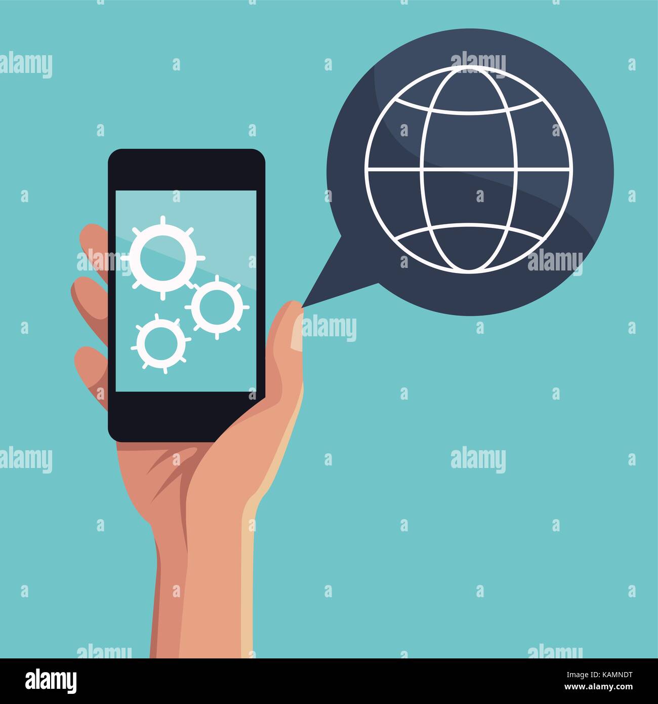 Mobile smartphones app Stock Vector Image & Art - Alamy