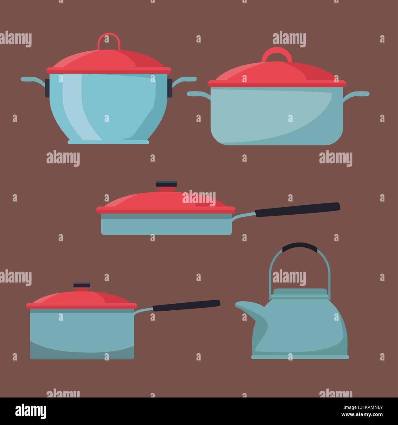 Kitchenware utensils icons Stock Vector Image & Art - Alamy