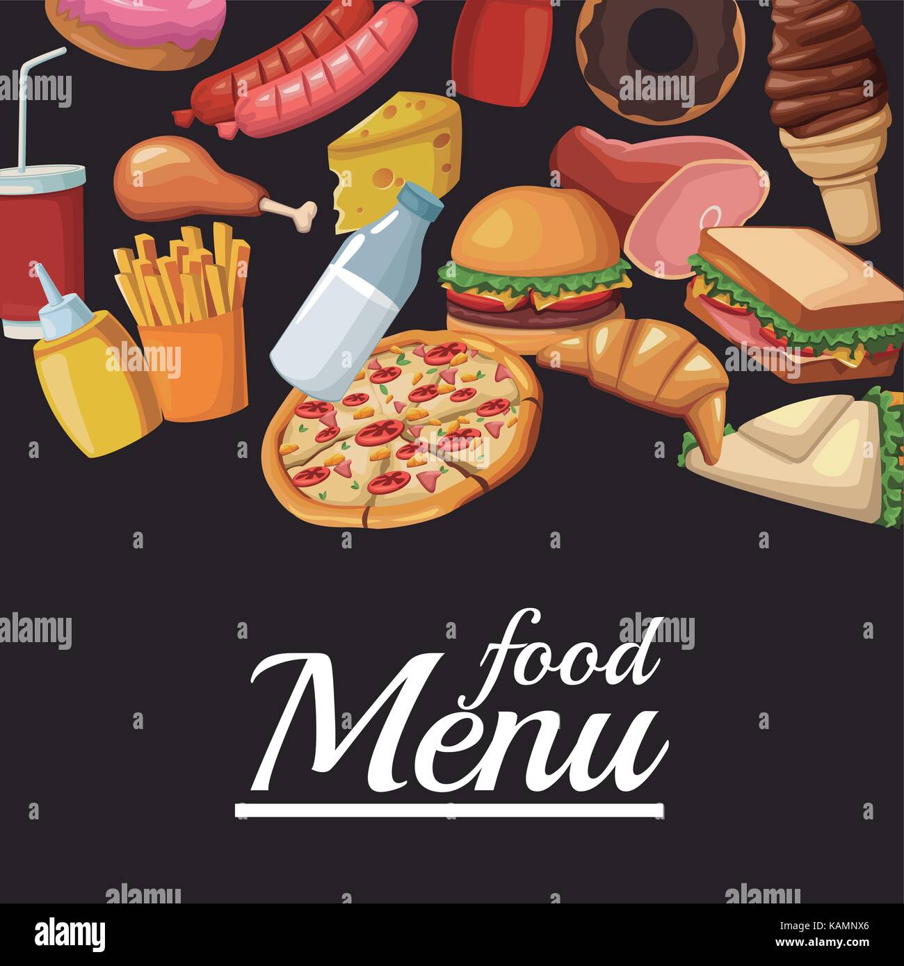 Food restaurant menu Stock Vector Image & Art - Alamy