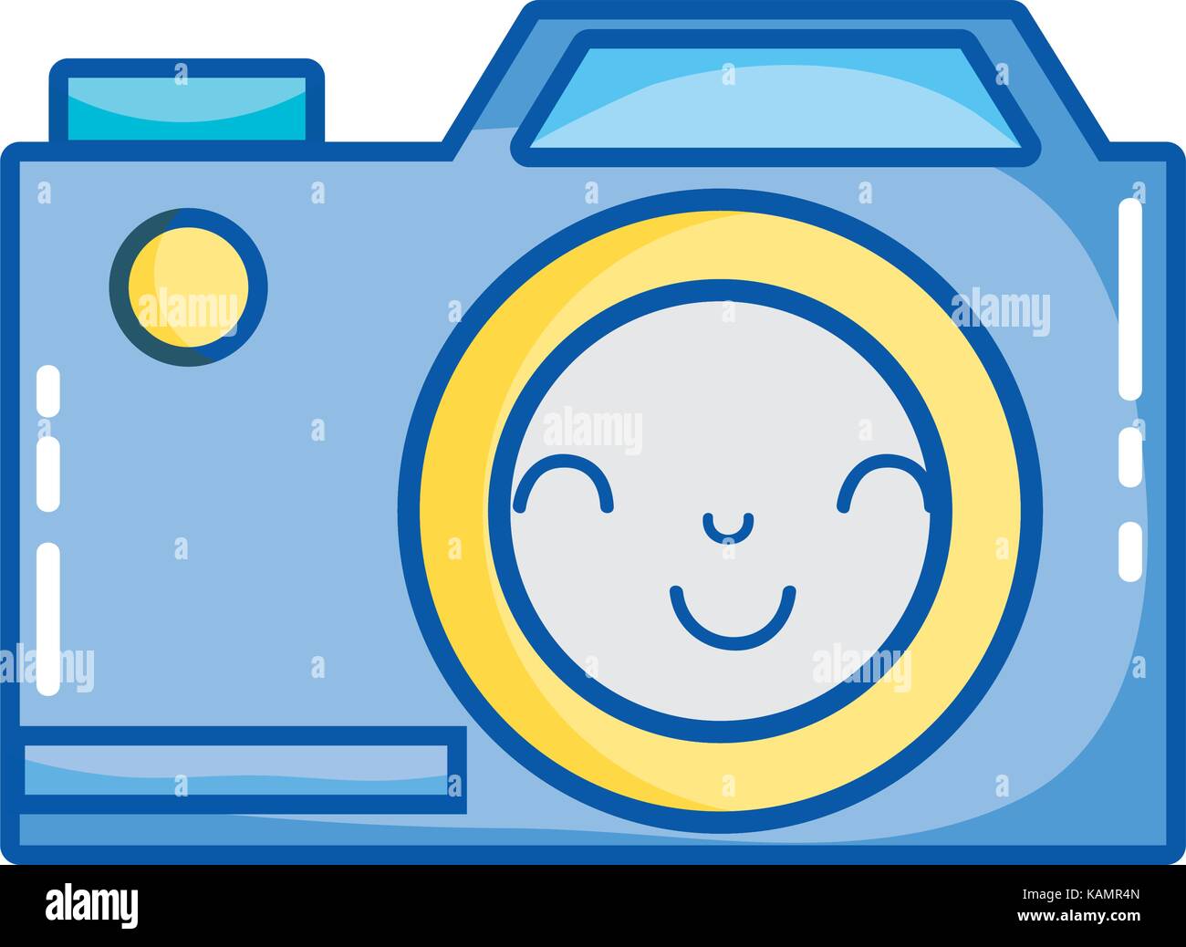 kawaii cute happy digital camera Stock Vector Image & Art - Alamy