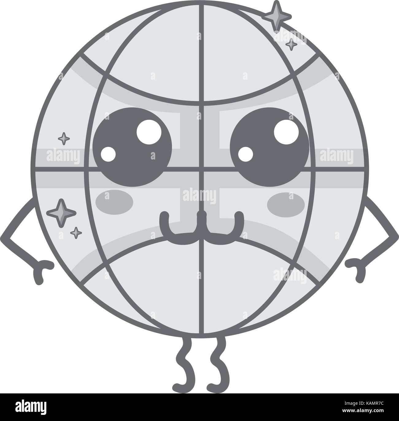grayscale kawaii cute happy global connect Stock Vector Image & Art - Alamy