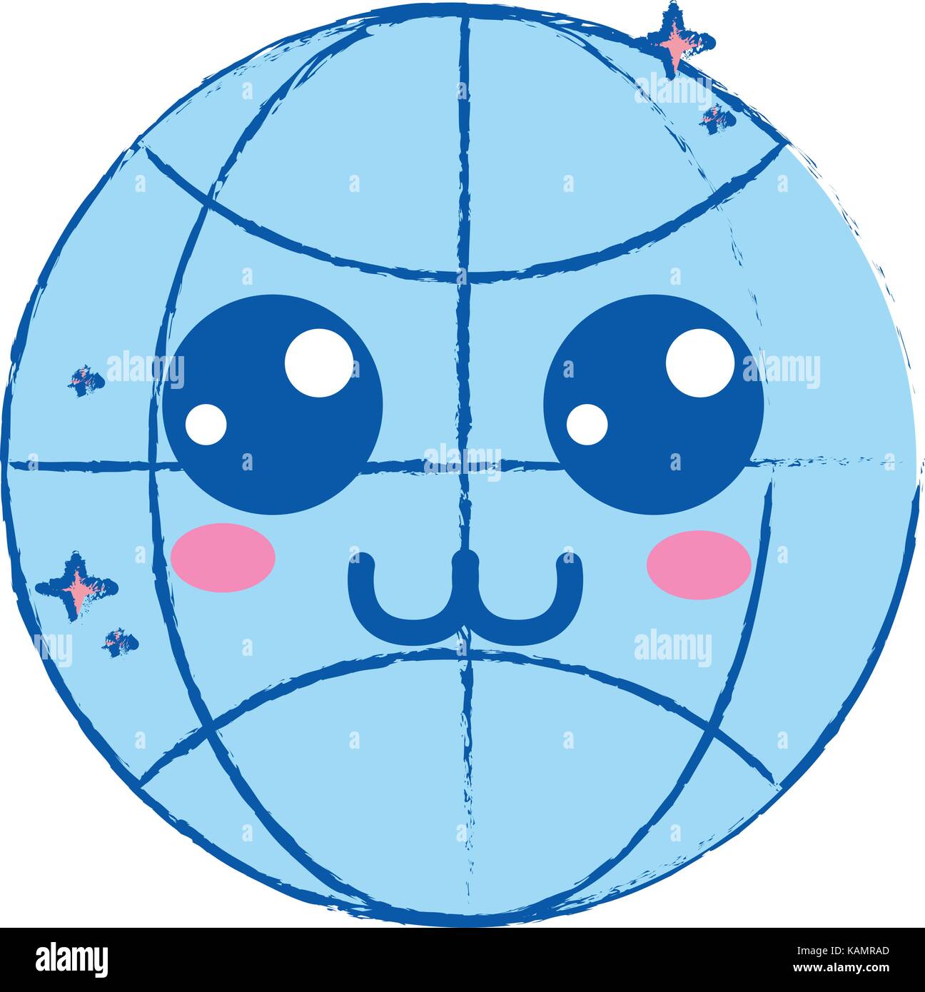 kawaii cute happy global connect Stock Vector Image & Art - Alamy