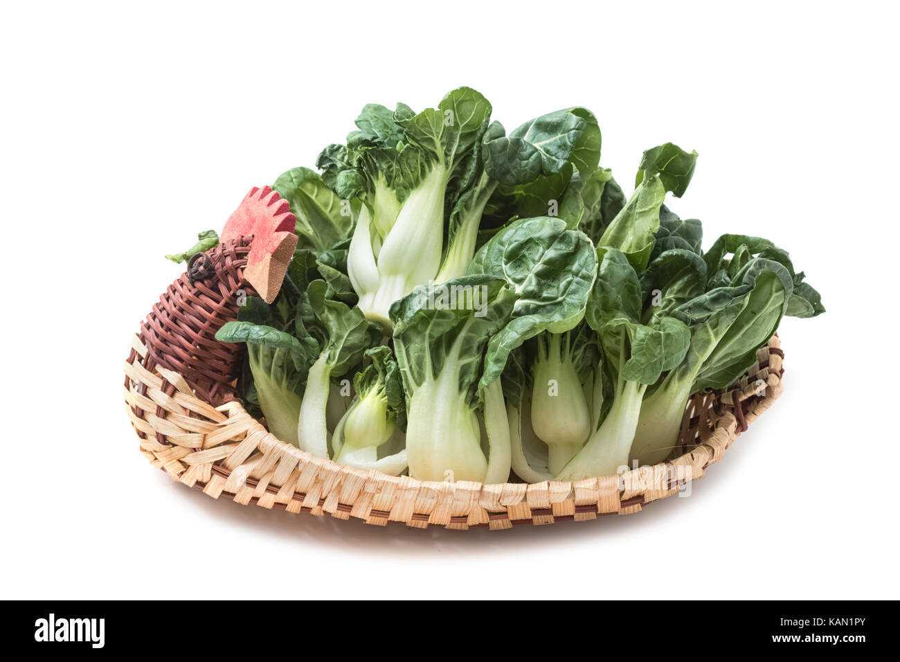 Bok choy vegetable isolated on the white background Stock Photo - Alamy