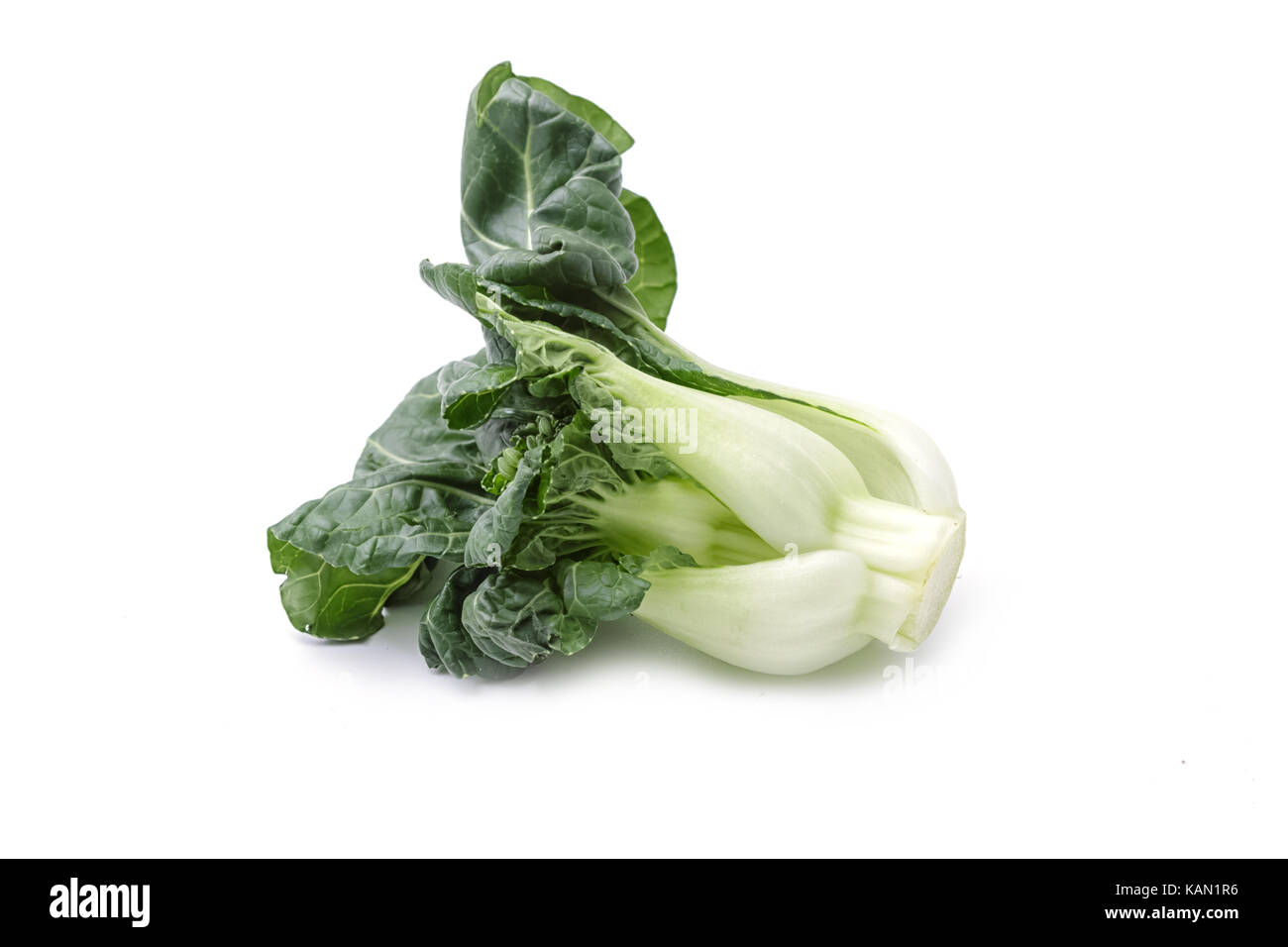 Bok choy vegetable isolated on the white background Stock Photo - Alamy