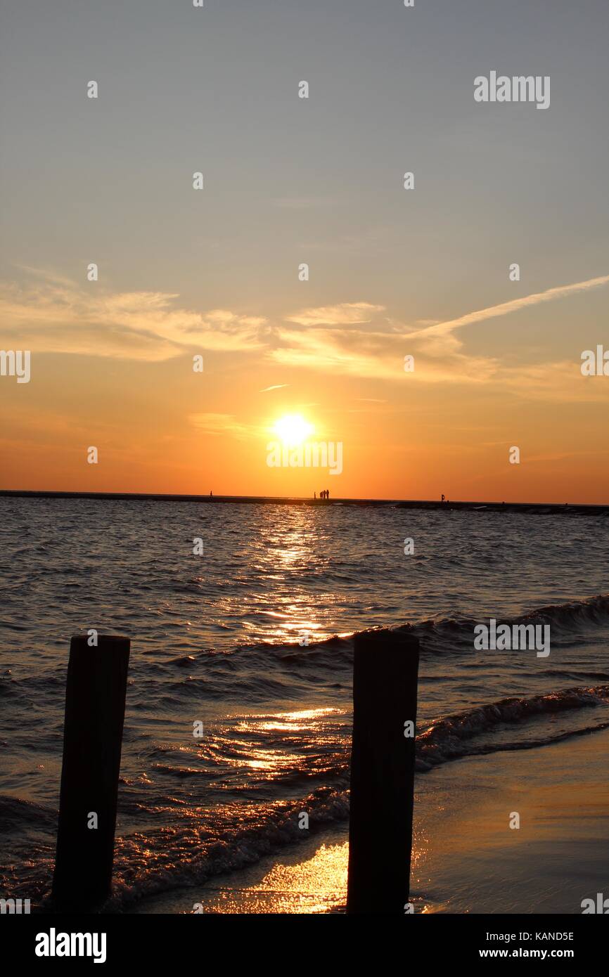 Sunset at the beach, Lake Michigan Beach town, Coastal Living, Enjoying ...