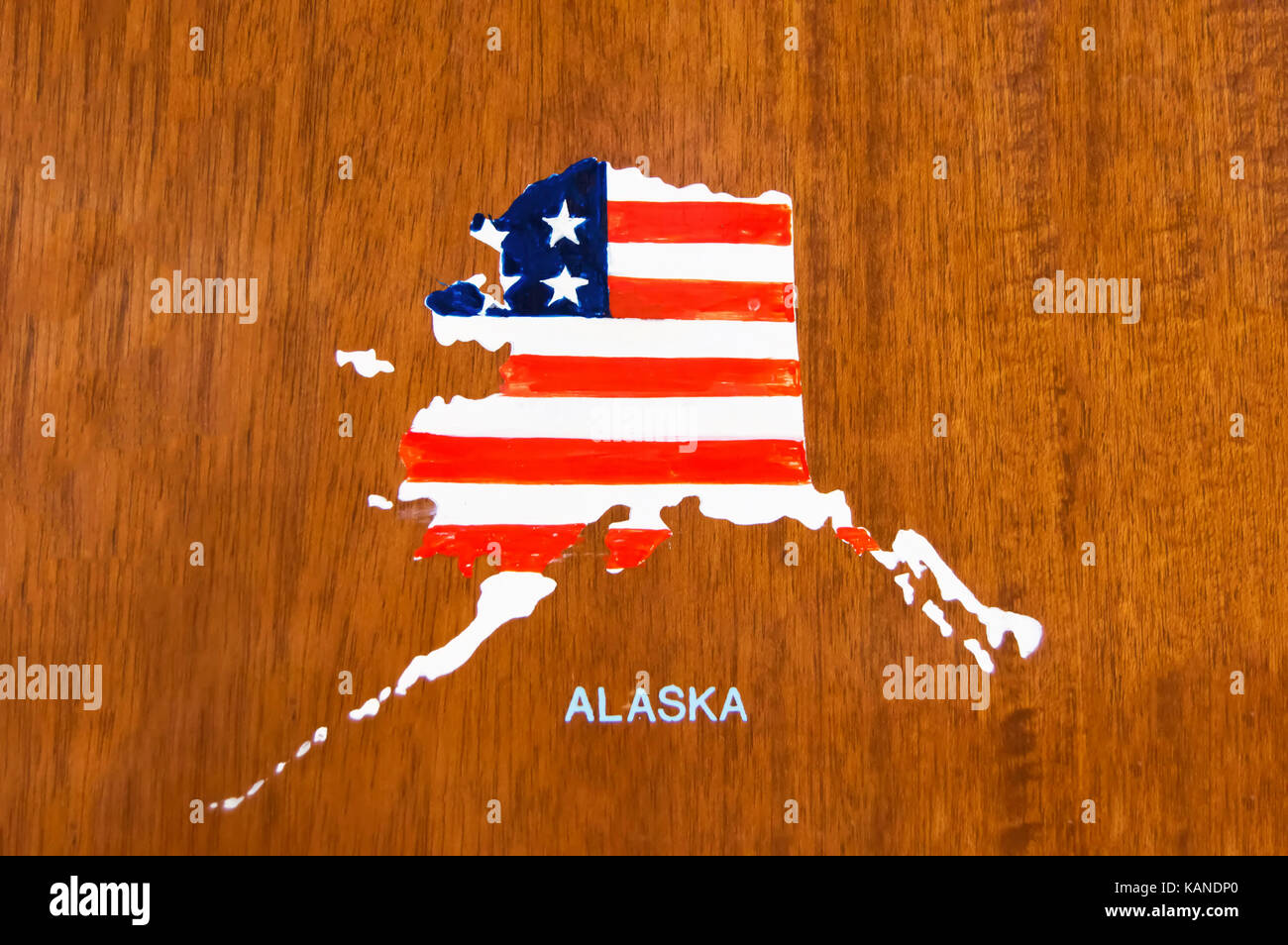 Alaska drawing hi-res stock photography and images - Alamy