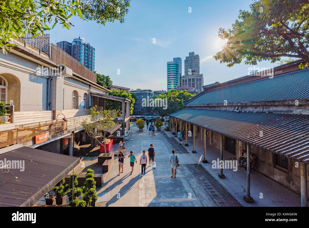 TAIPEI, TAIWAN - JULY 15: This is Huashan 1914 Creative Park which is a ...