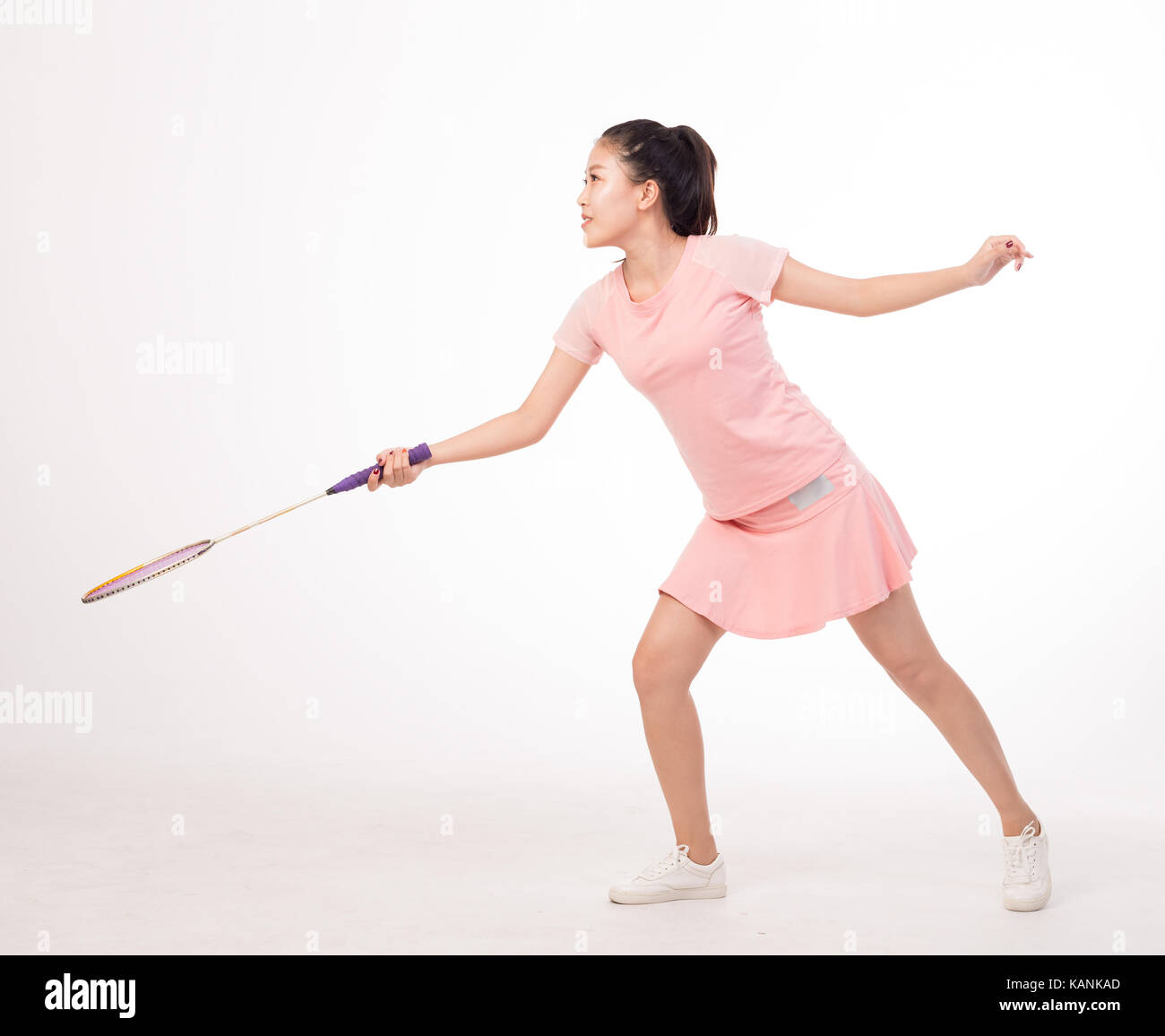 Badminton girl hi-res stock photography and images - Alamy