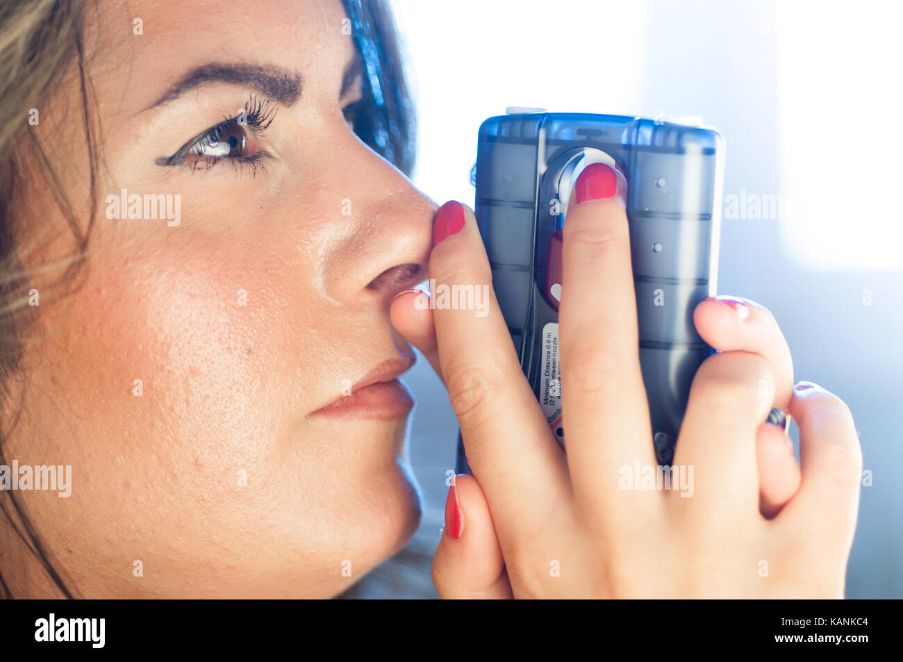 a beautiful chili gun for girl protection Stock Photo - Alamy