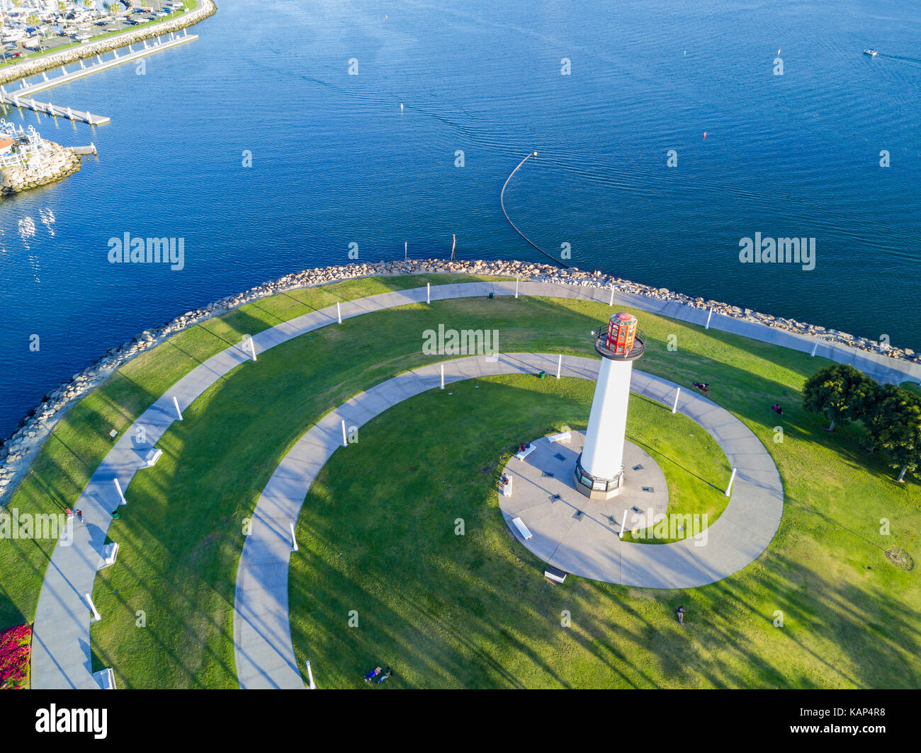 Long beach california aerial hi-res stock photography and images - Alamy