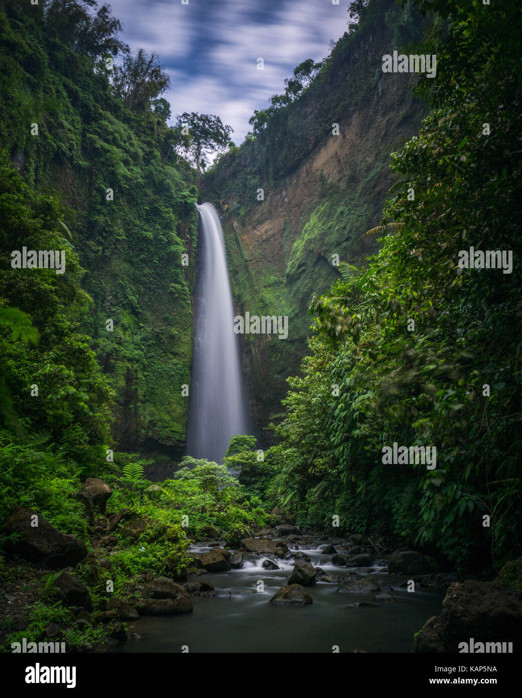 Waterfall in East Java Indonesia Stock Photo - Alamy