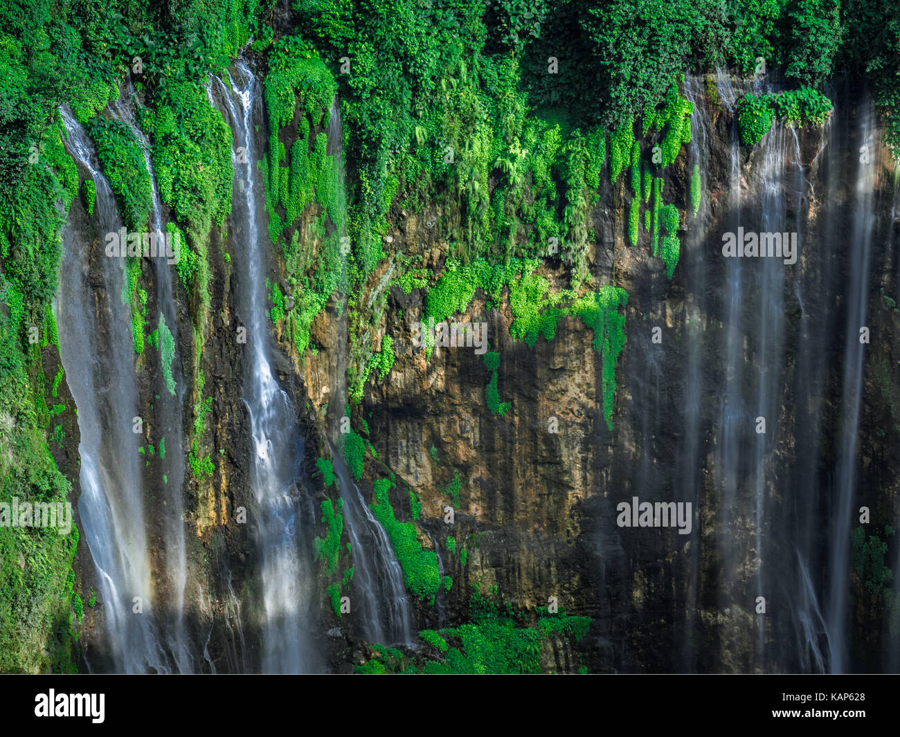 Waterfall in East Java Indonesia Stock Photo - Alamy