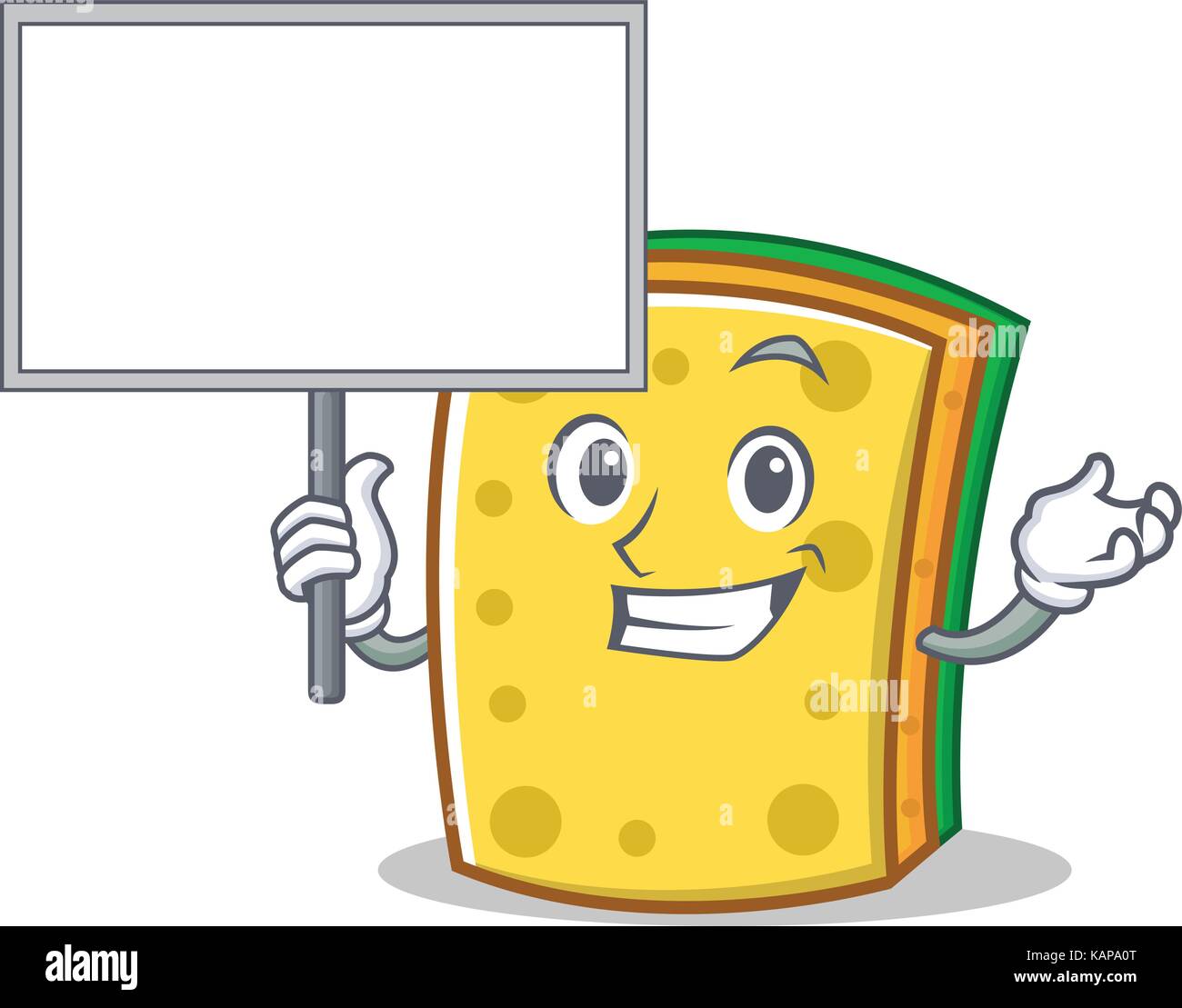 Bring board sponge cartoon character funny Stock Vector Image & Art - Alamy