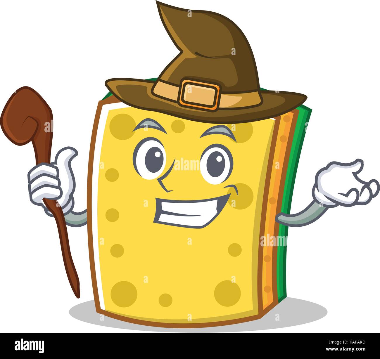 Witch sponge cartoon character funny Stock Vector Image & Art - Alamy