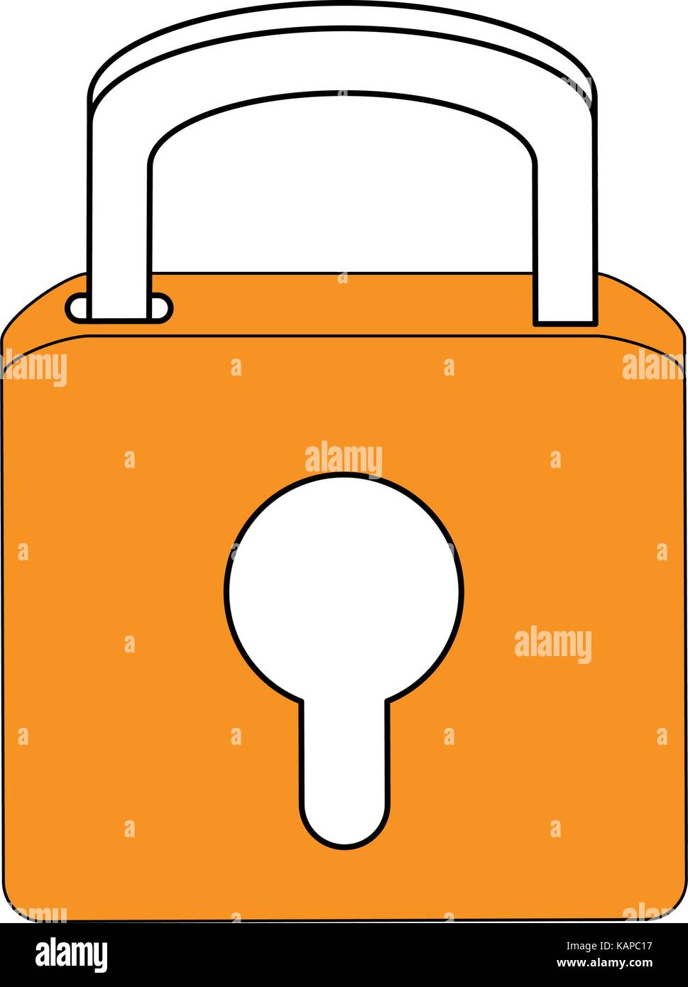 Security padlock symbol Stock Vector Image & Art - Alamy