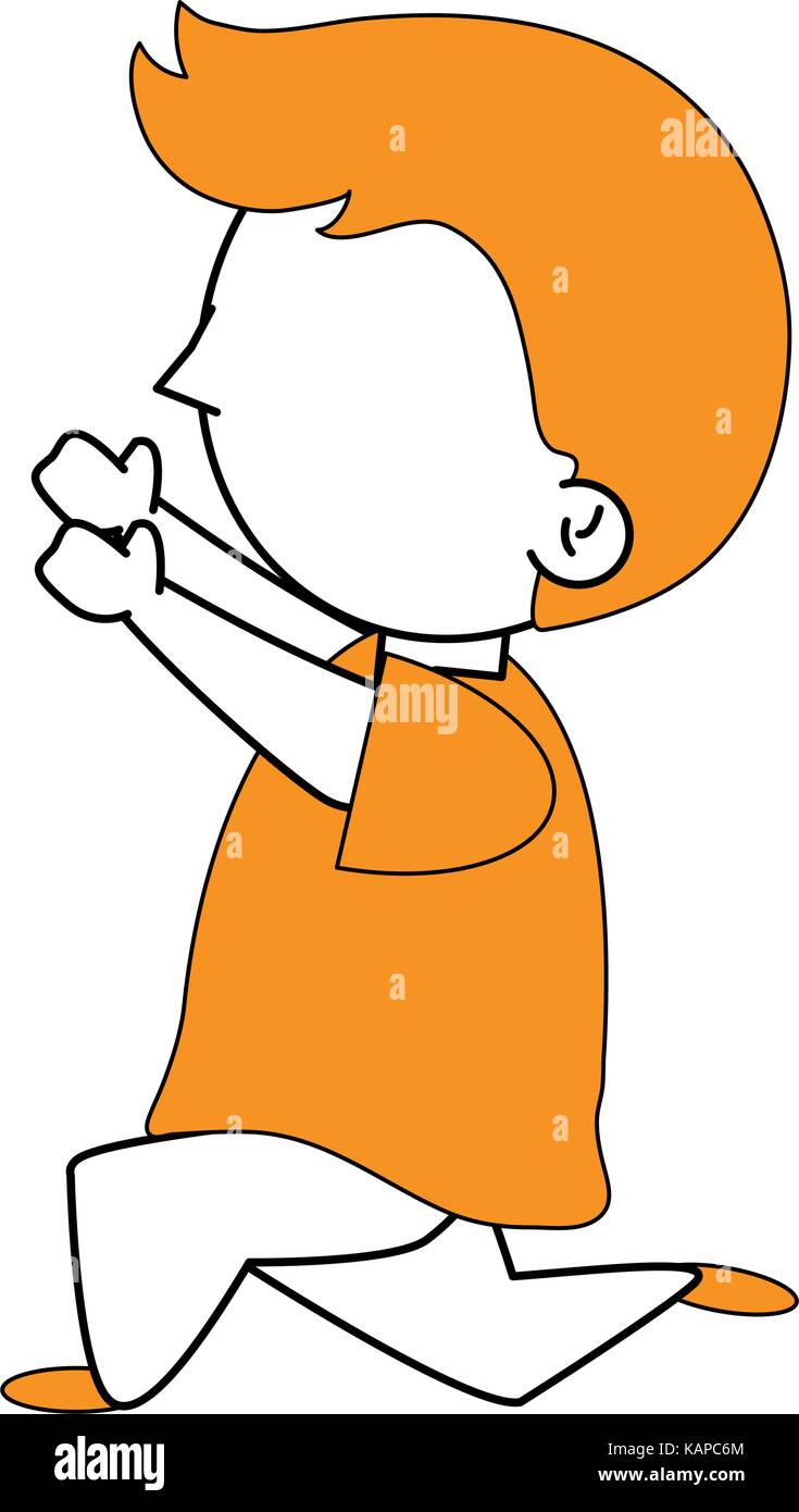 Little boy cartoon Stock Vector Image & Art - Alamy