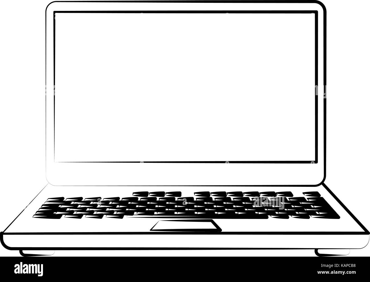 Download in laptop Stock Vector Image & Art - Alamy