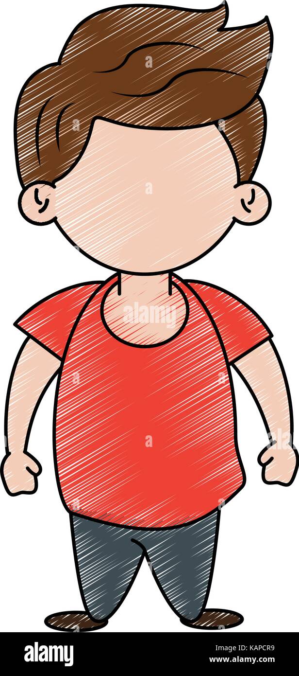 Little boy cartoon Stock Vector Image & Art - Alamy