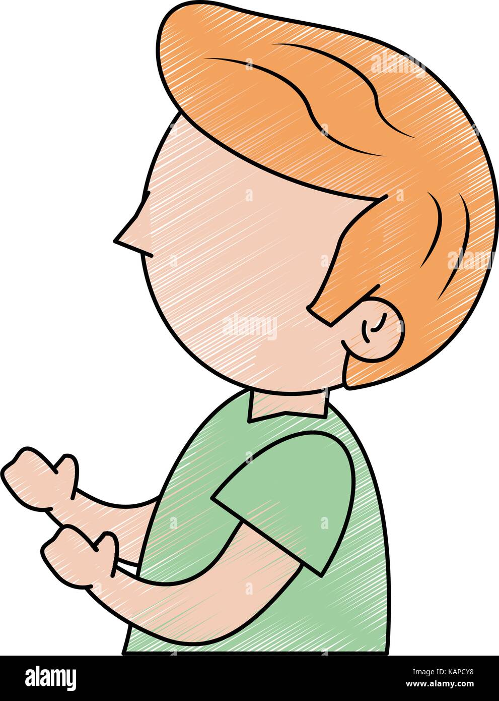 Little boy cartoon Stock Vector Image & Art - Alamy