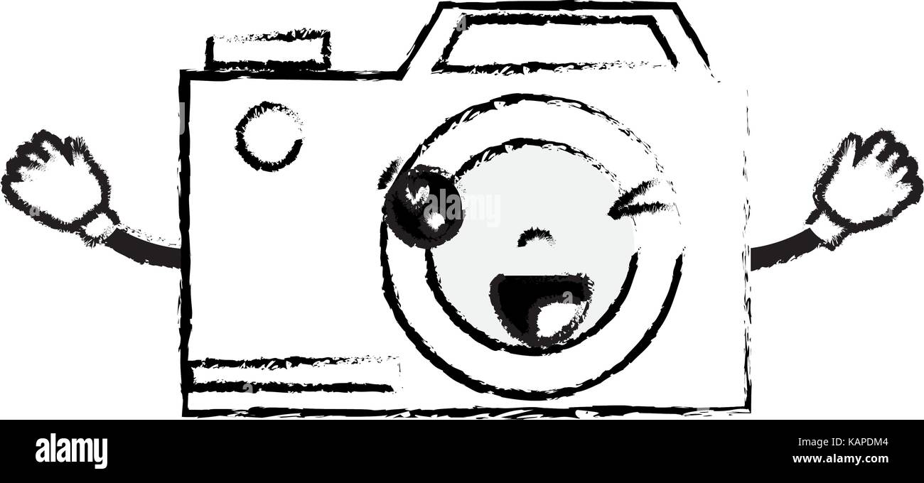 figure kawaii cute funny digital camera Stock Vector Image & Art - Alamy